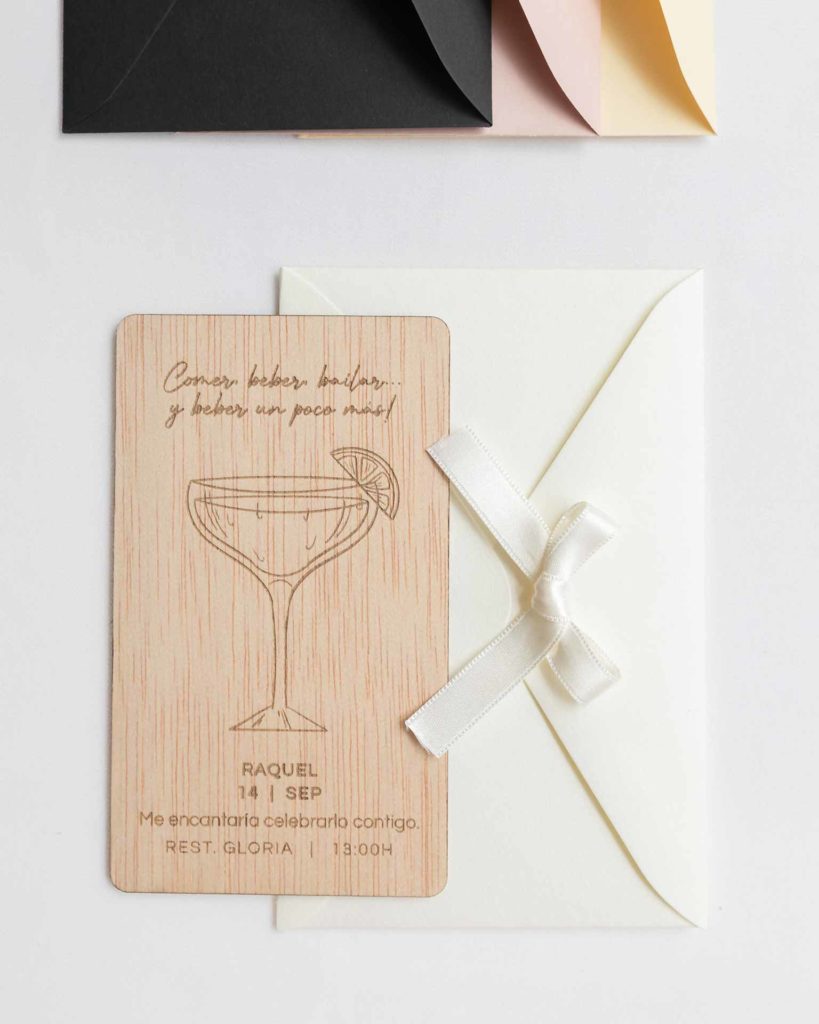 Invitación Coquette personalizada | Elegante y Sofisticada | No me olvides