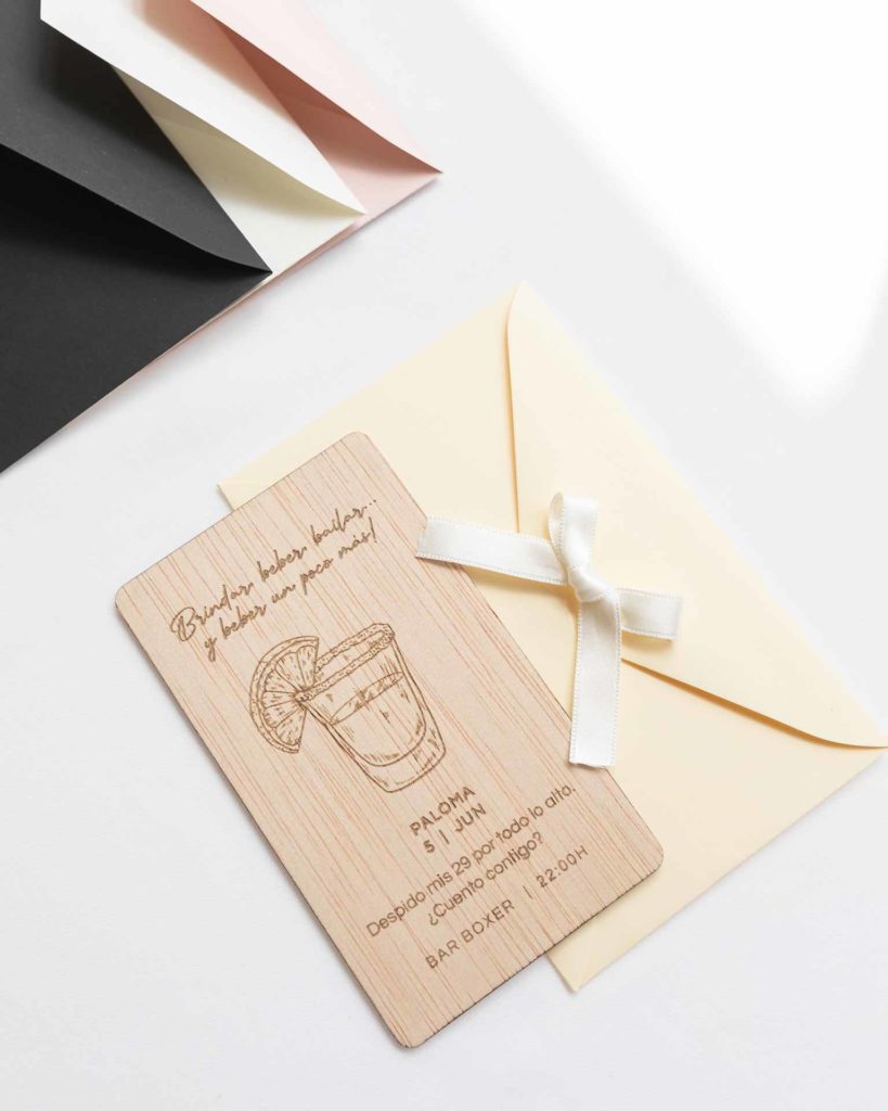 Invitación Coquette personalizada | Elegante y Sofisticada | No me olvides